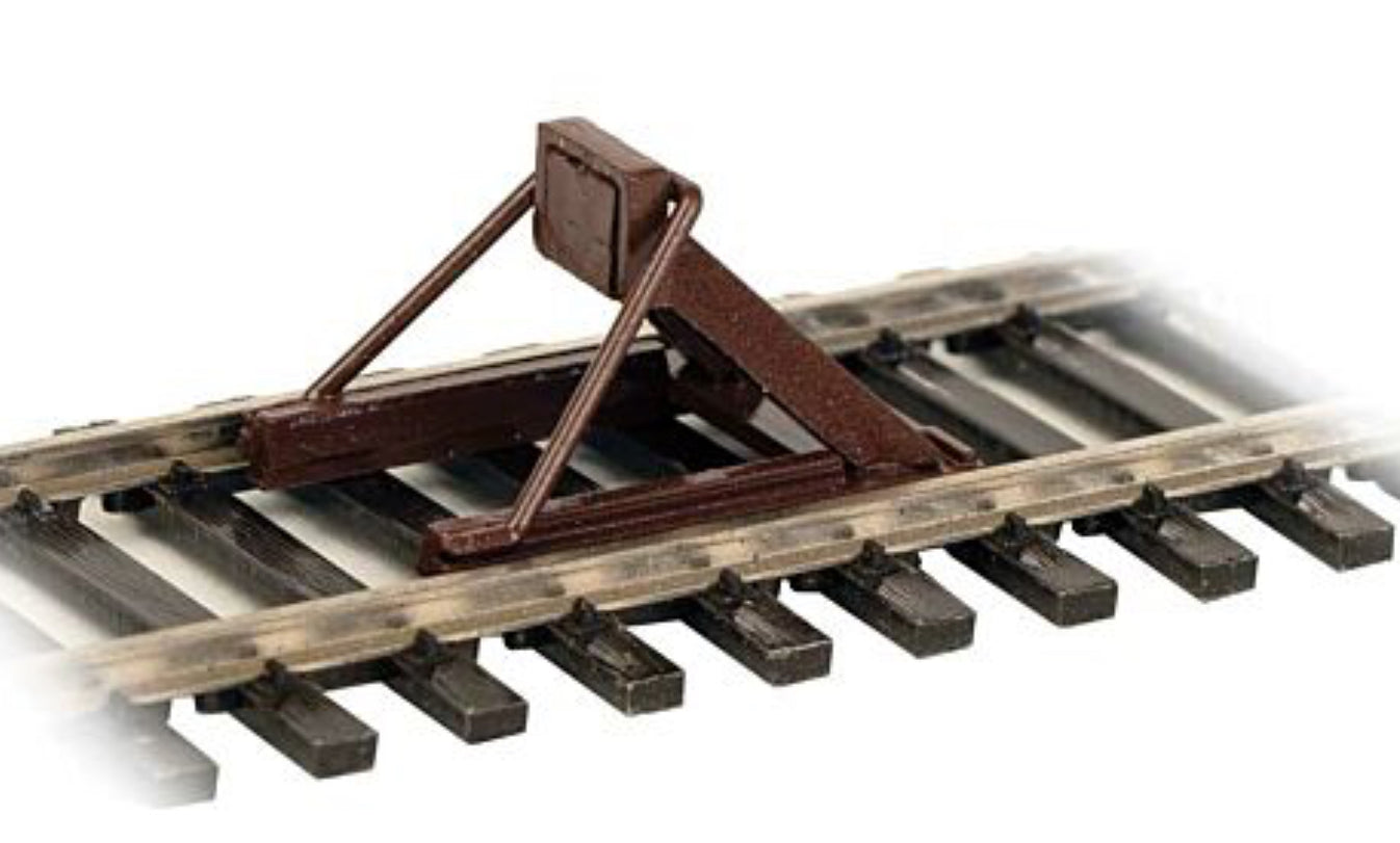 WALTHERS SIDING BUMPER - BROWN – Makin' Tracks