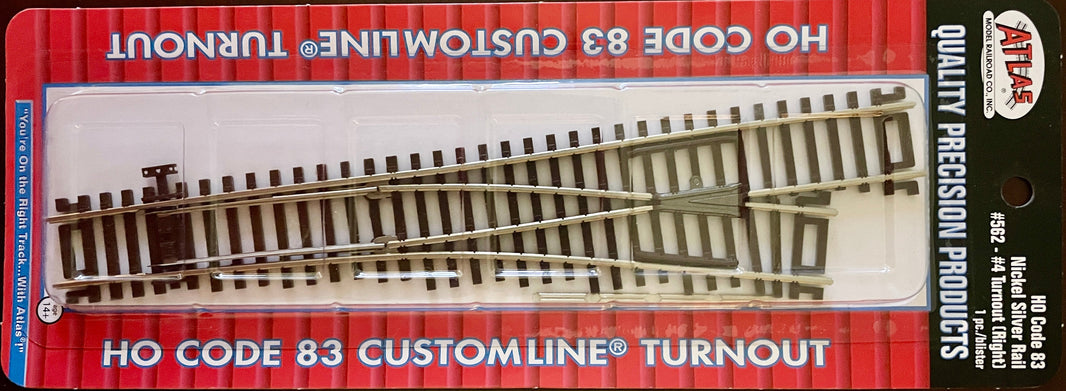 Atlas Code 83 Turnouts – Makin' Tracks