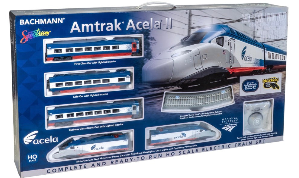 BACHMANN AMTRAK ACELA II TRAIN SET – Makin' Tracks