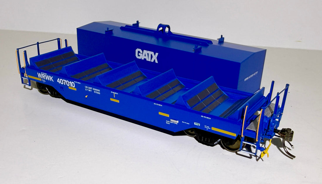 RAPIDO GREENBRIER TRANSVERSE COIL CAR - GATX (WRWK) – Makin' Tracks