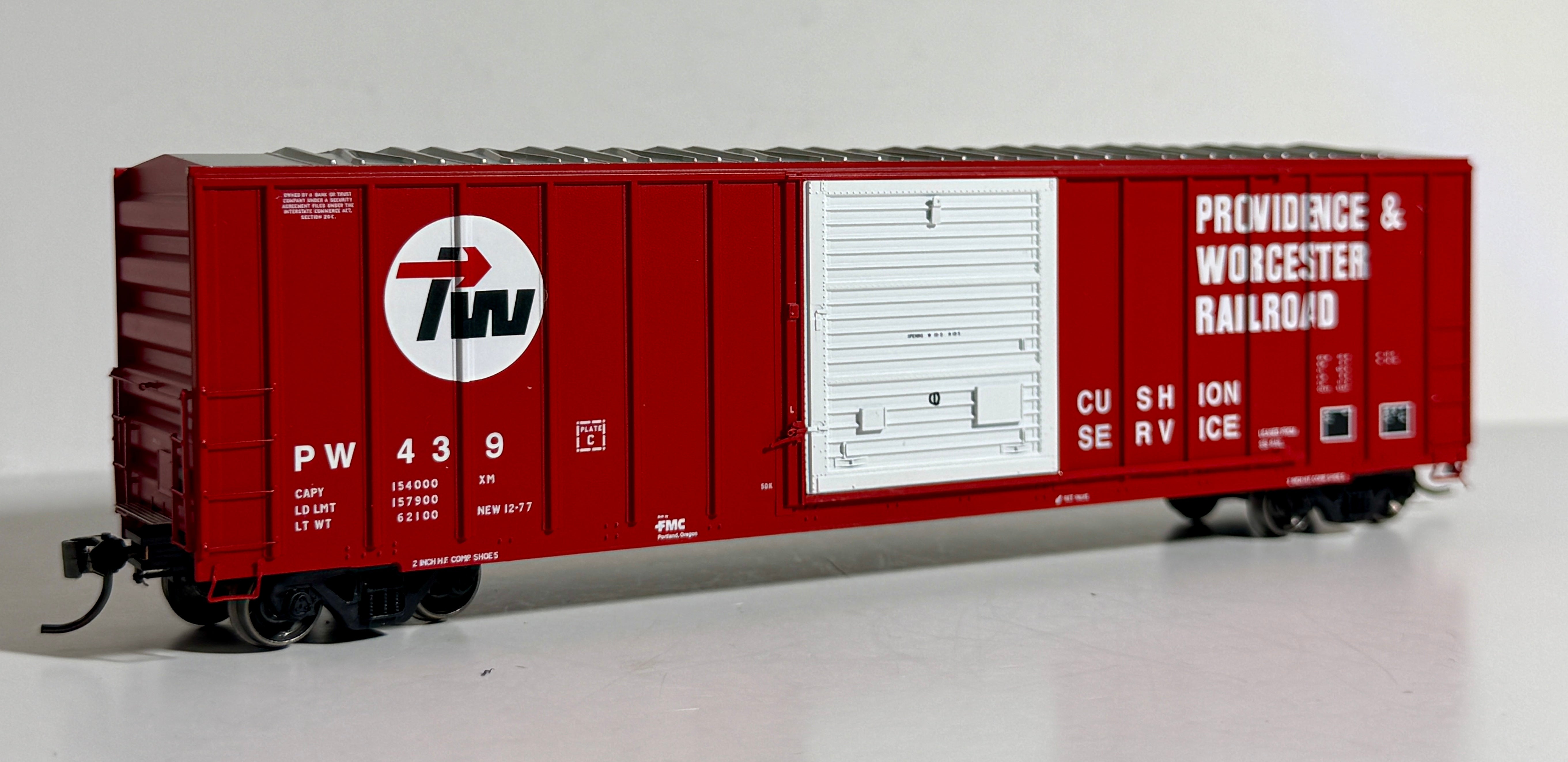 ATLAS MASTER FMC 5347 SINGLE DOOR BOXCAR - PROVIDENCE & WORCHESTER ...