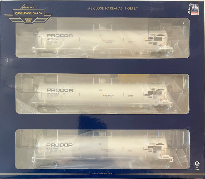 ATHEARN GENESIS 33,000 GALLON LPG TANK CAR - PROCOR – Makin' Tracks